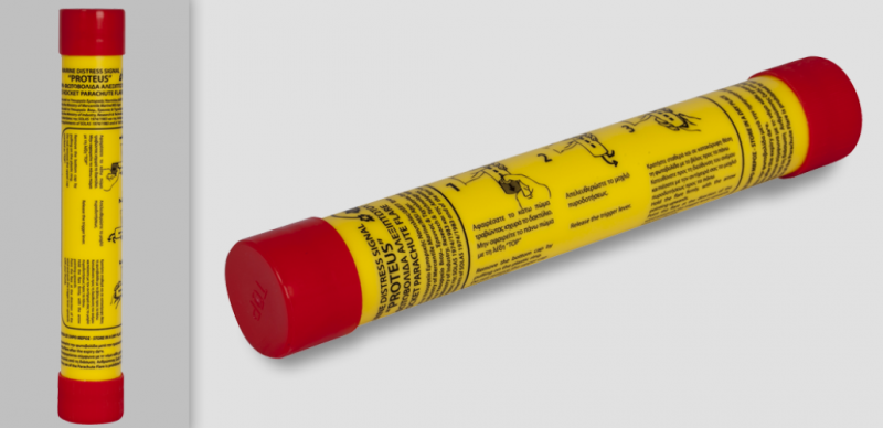 Rocket Parachute Flares Pyrotech Proteus – Φωτοβολίδες Αλεξιπτώτου ...