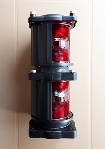 Side Navigation Light Red (Port) Double. Vessels >50m. Unilux. Impa ...