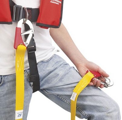2 Hook 2m Single Straight Safety Line (Tether) Plastimo Code 55983 ...